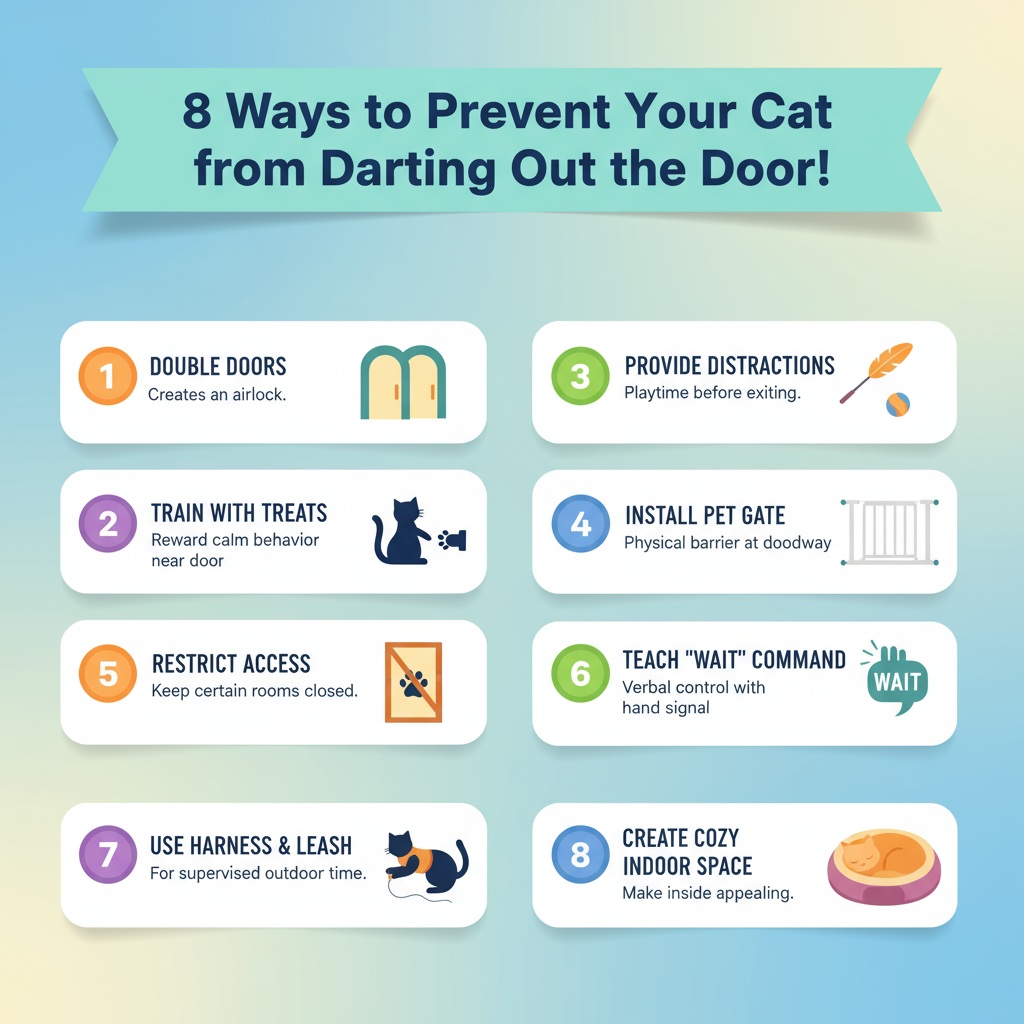 12 Ways to Prevent Cat from Darting Out - Traveling With Your Cat